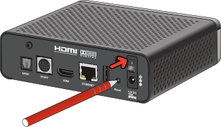 Restaurer paramètres d'usine décodeur V5c | Scarlet